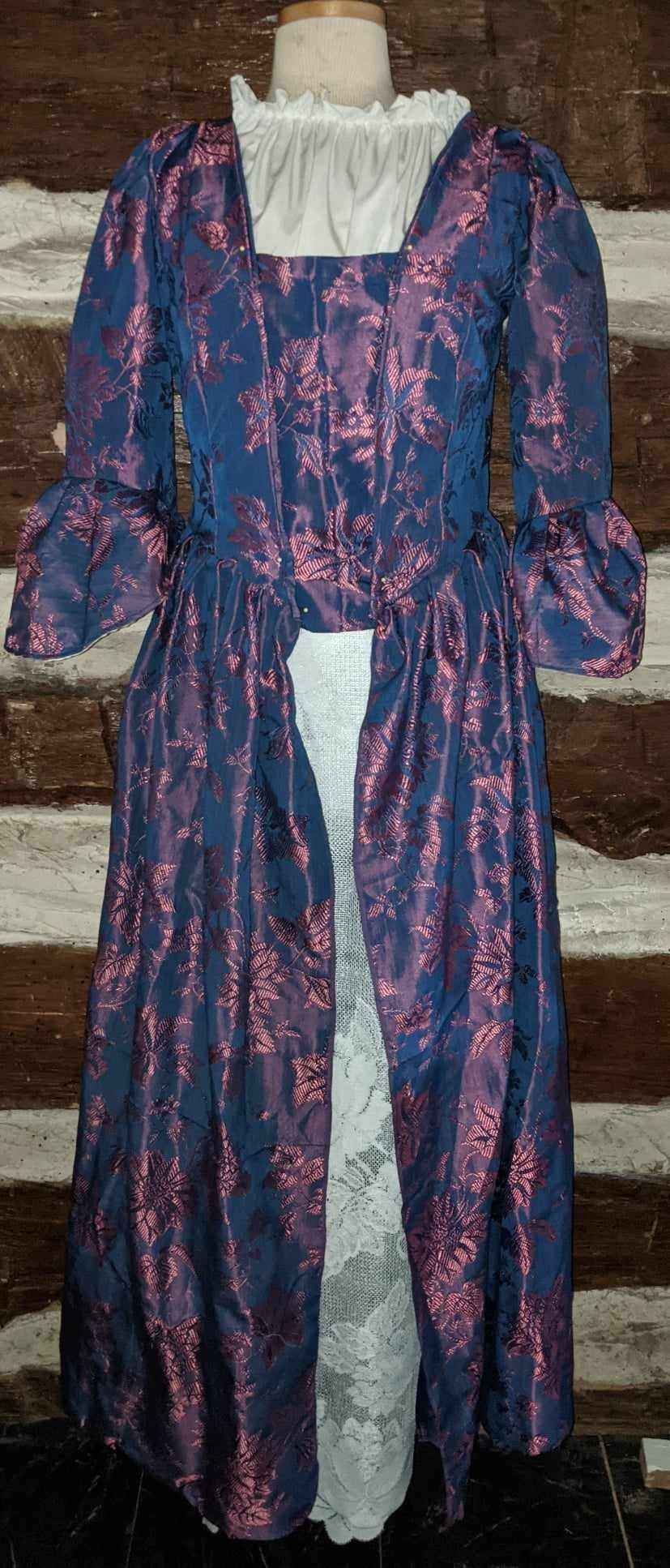 18 Th Century Sacque Back Gown - Etsy