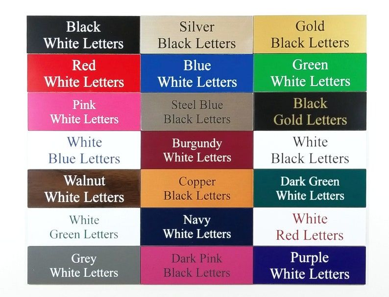 Custom Engraved Name Tag Name Badges - Personalized Identification With ...
