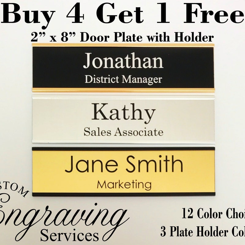 Number Door Plates - Etsy