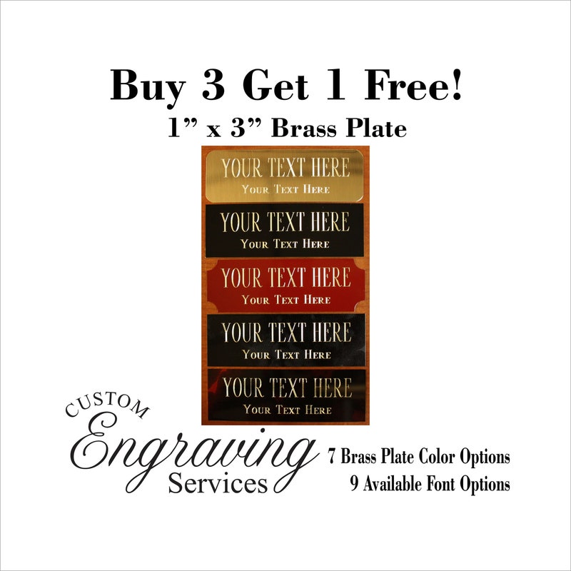 Custom Bronze Name Plate - Etsy