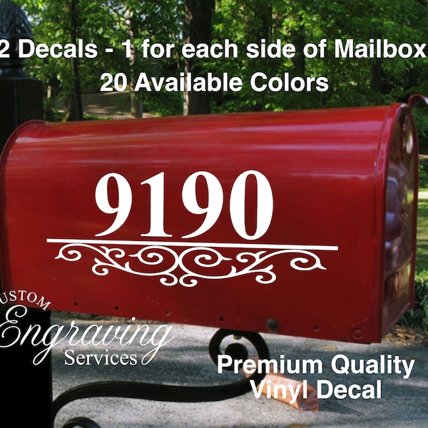 Mailbox Numbers - Etsy