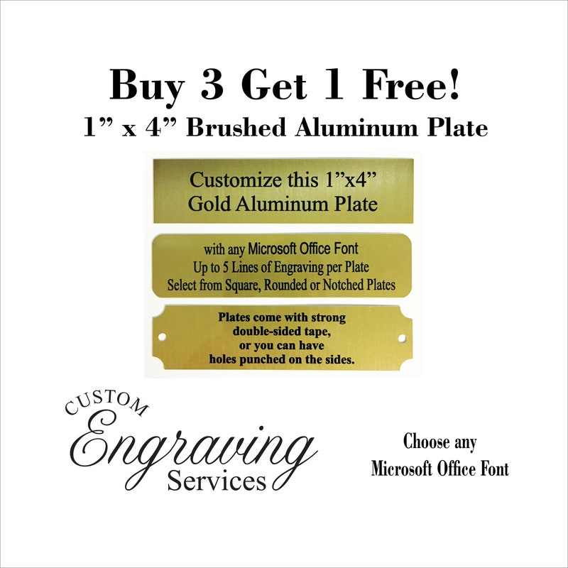 Custom Plastic Plaques - Etsy