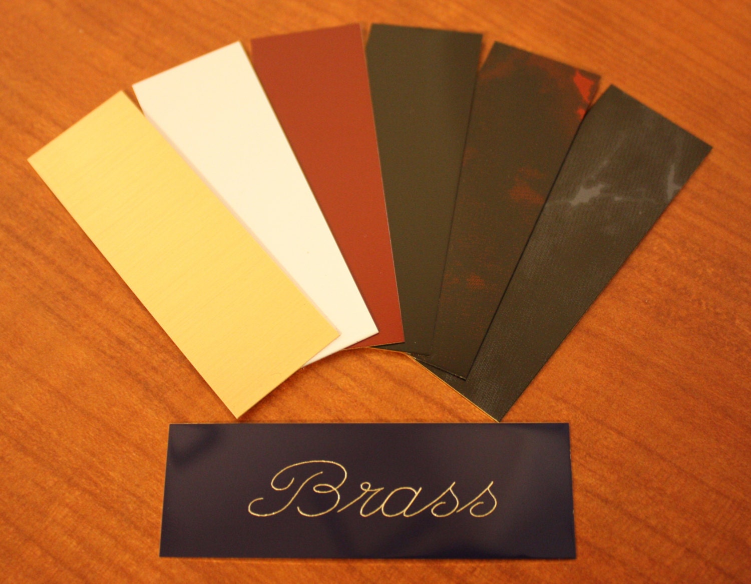 1 X 3 Custom Engraved Solid Brass Plate for - Etsy