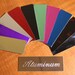 2" X 4" Custom TWO TONE Aluminum Plate With up to 5 Lines of Engraving ...
