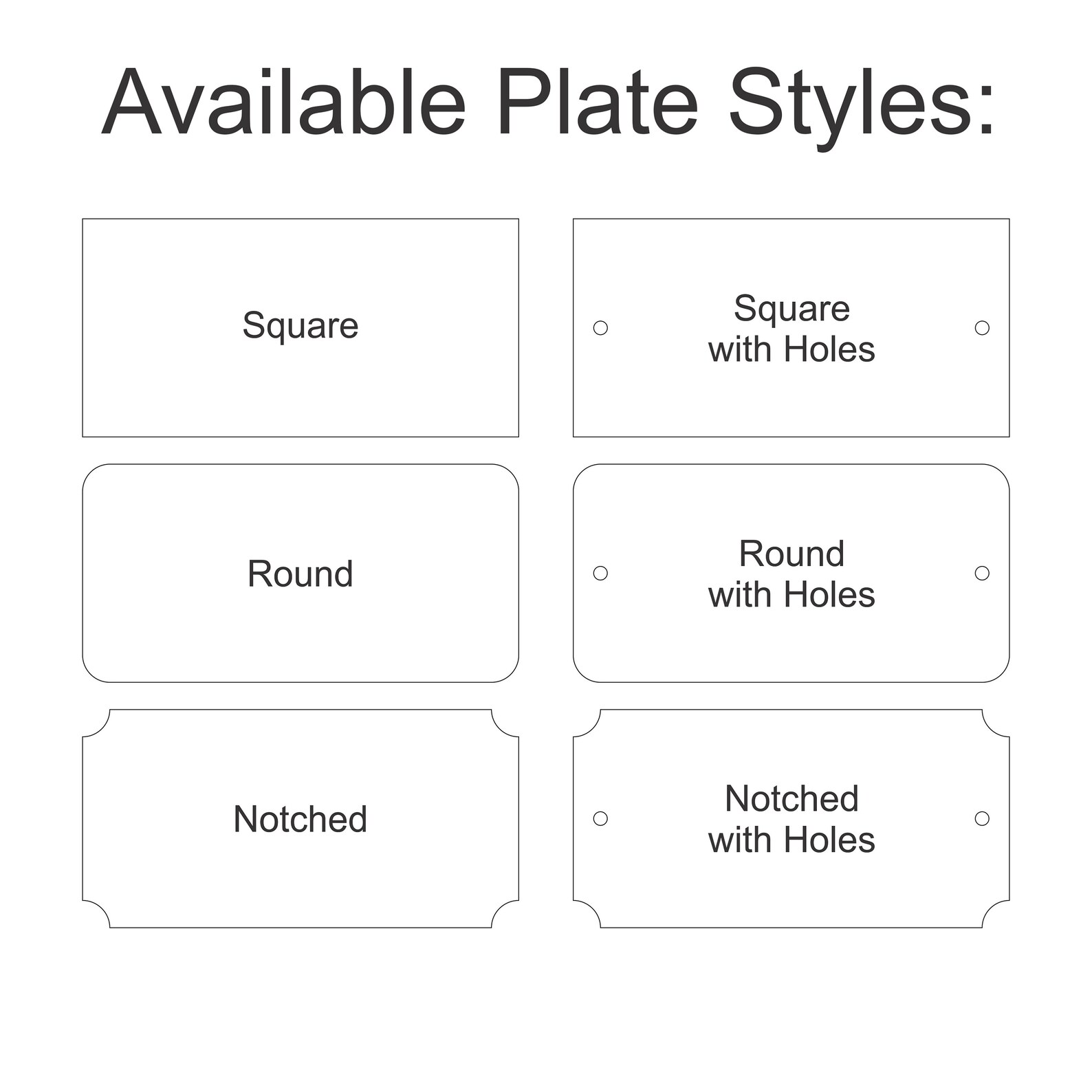 Laser Engraved Aluminum Plaque Black Letters Custom Personalized Plate ...
