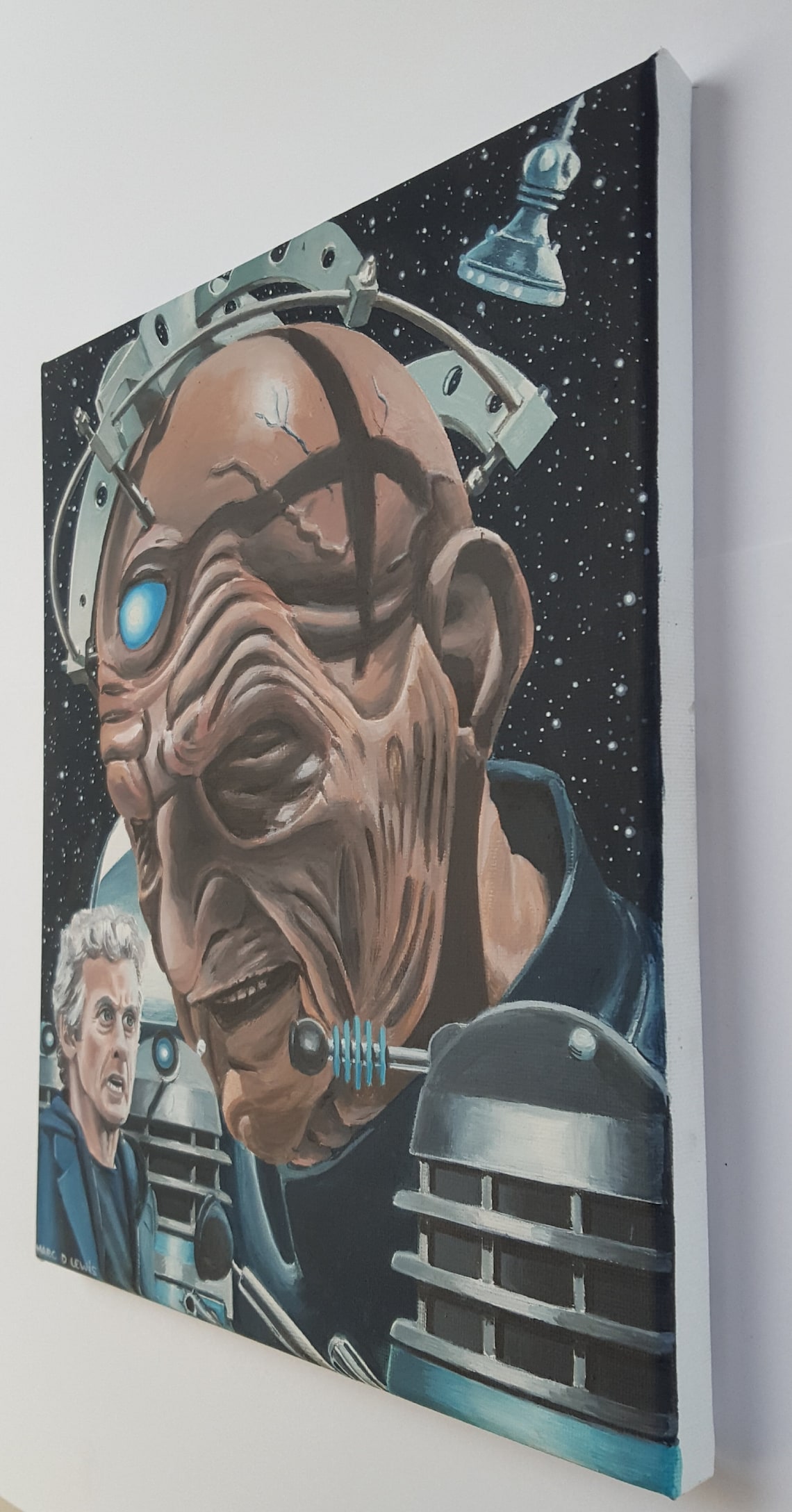 Dr Who DOCTOR WHO Original Art - 12th Doctor (peter Capaldi), Davros ...