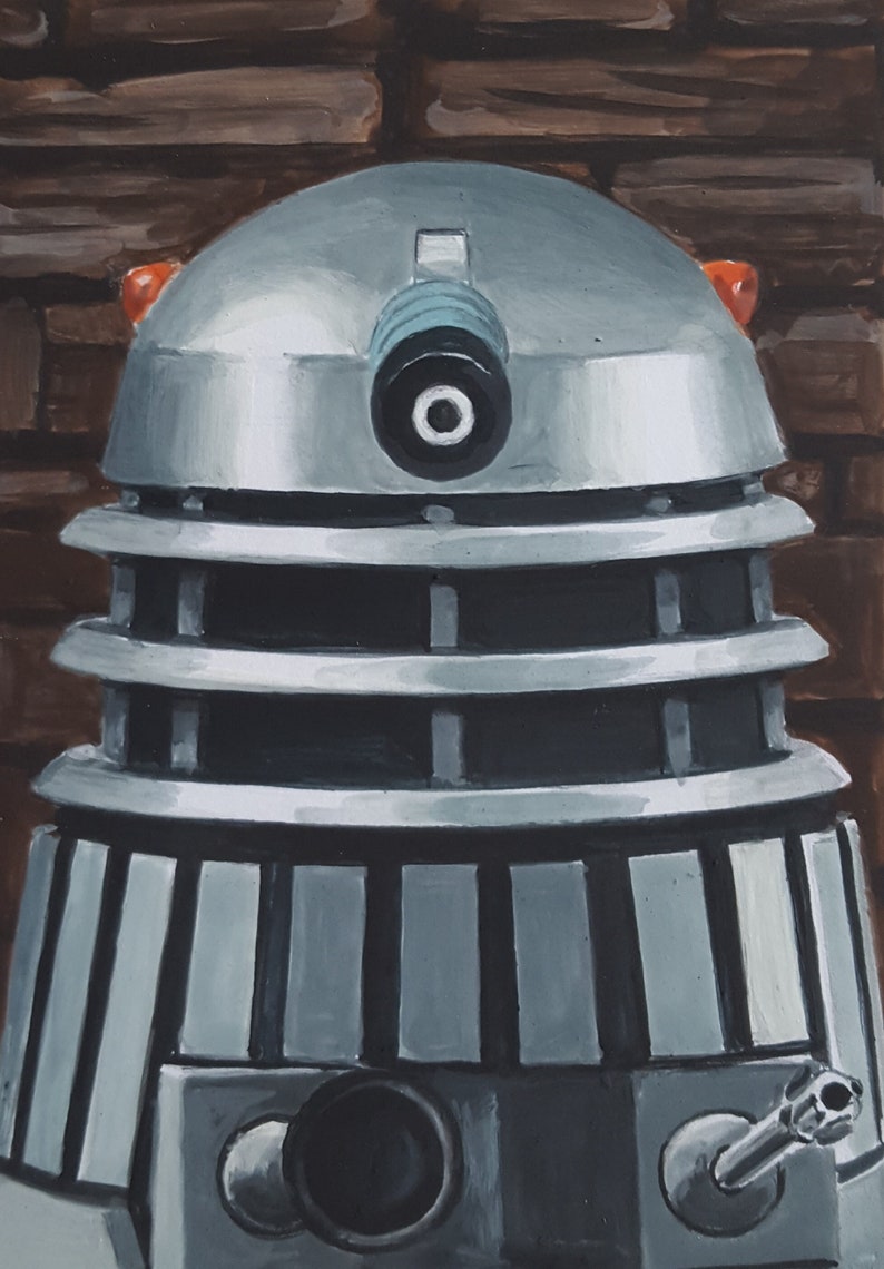 Dr Who Doctor Who ORIGINAL ART - DALEK 'death to the Daleks' Original ...