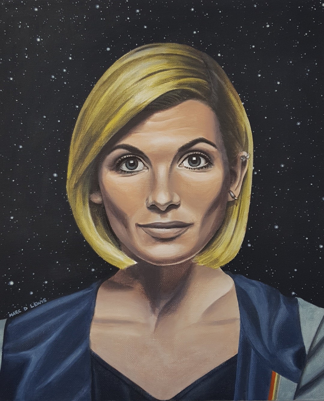 Doctor Who DR WHO ORIGINAL Art - 13th Thirteenth Doctor Jodie Whittaker ...