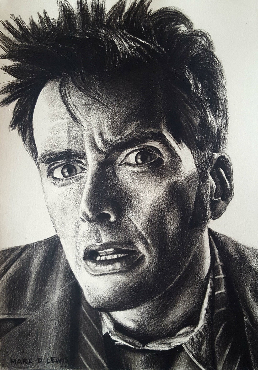 Doctor Who DR WHO ORIGINAL Art - 10th Tenth Doctor David Tennant ...