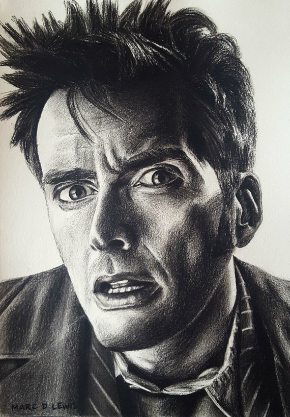 10th Doctor Who Drawing