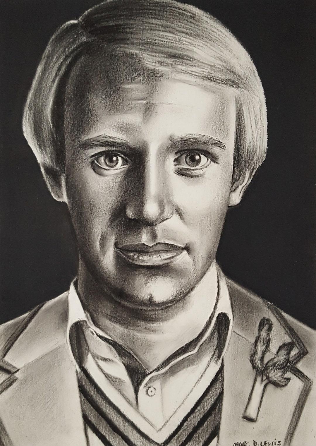 Dr Who DOCTOR WHO Original Art - Peter Davison 5th Doctor Original ...