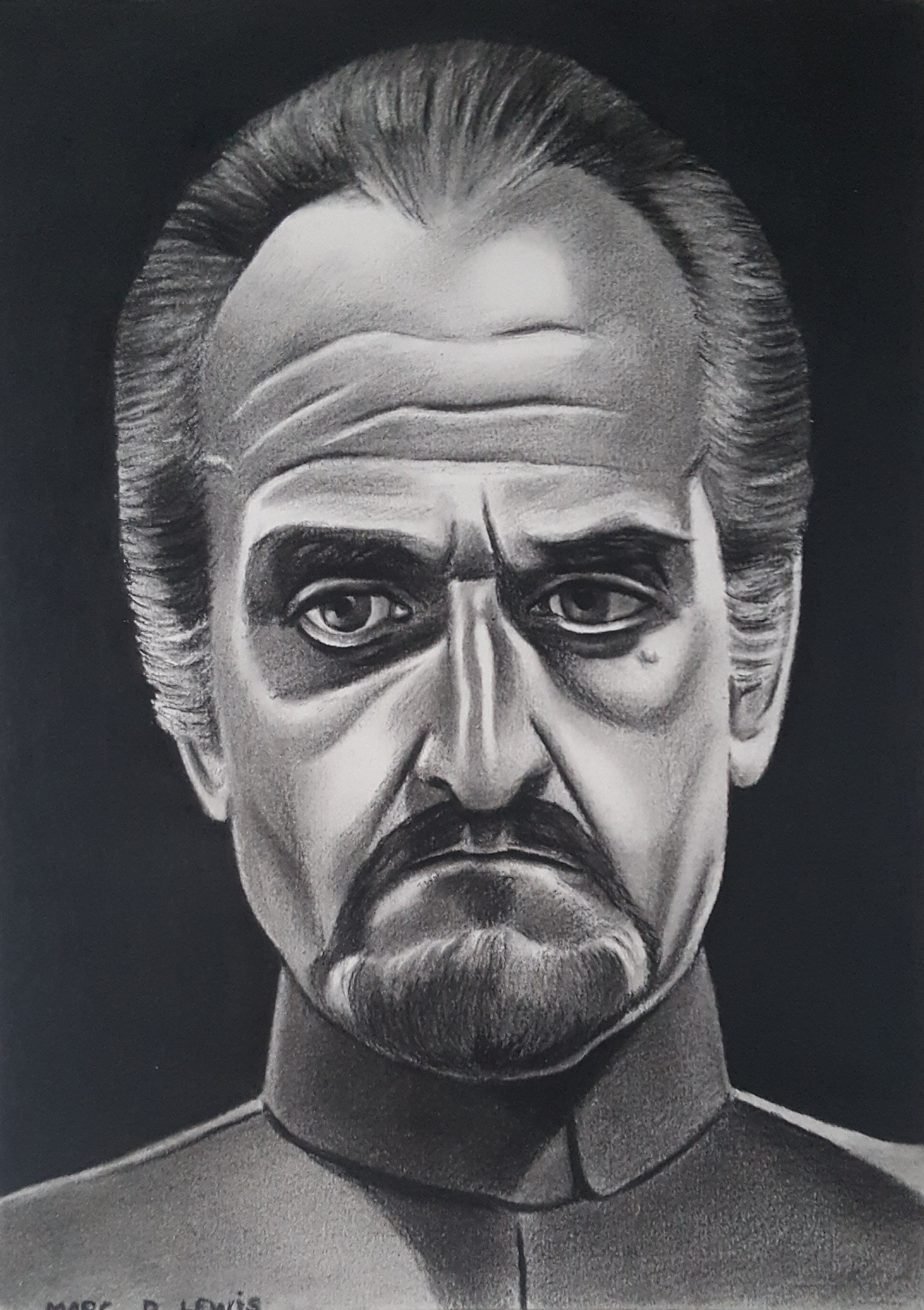 Dr Doctor Who Original Art - the MASTER (ROGER DELGADO) Original A4 ...