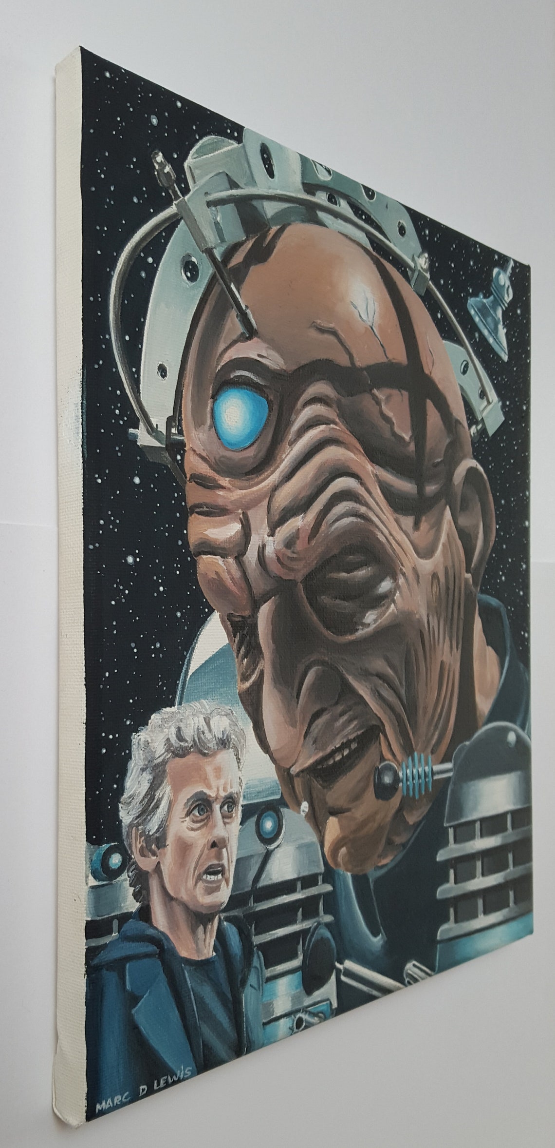 Dr Who DOCTOR WHO Original Art - 12th Doctor (peter Capaldi), Davros ...