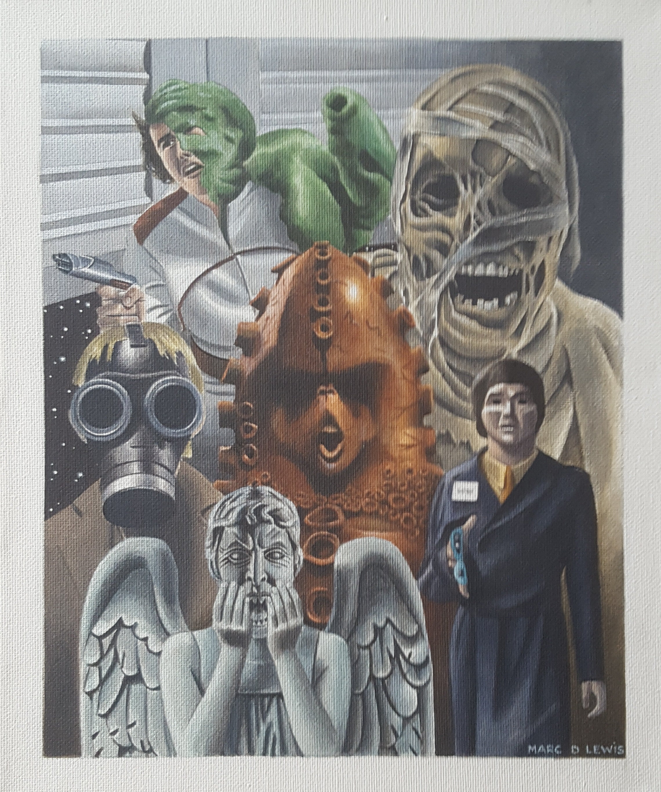 Doctor Who DR WHO ORIGINAL Art Zygon Auton Wirrn Empty - Etsy UK