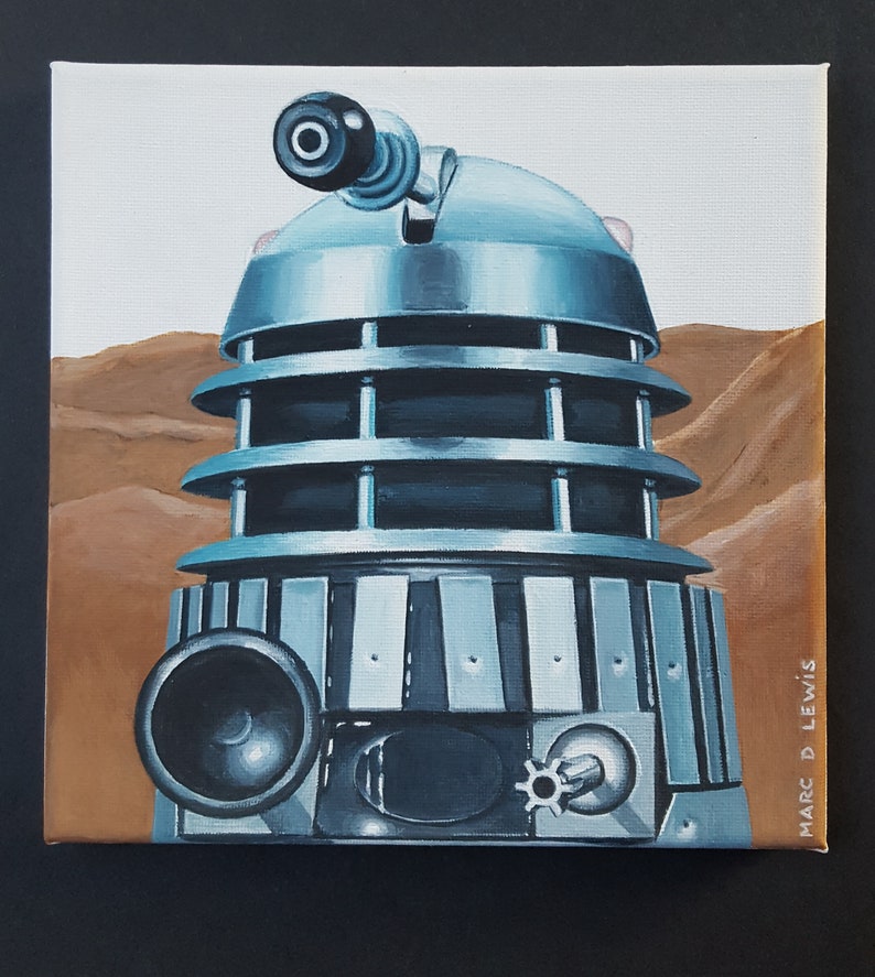 Dr Doctor Who ORIGINAL ART - DALEK (death to the Daleks) Original ...