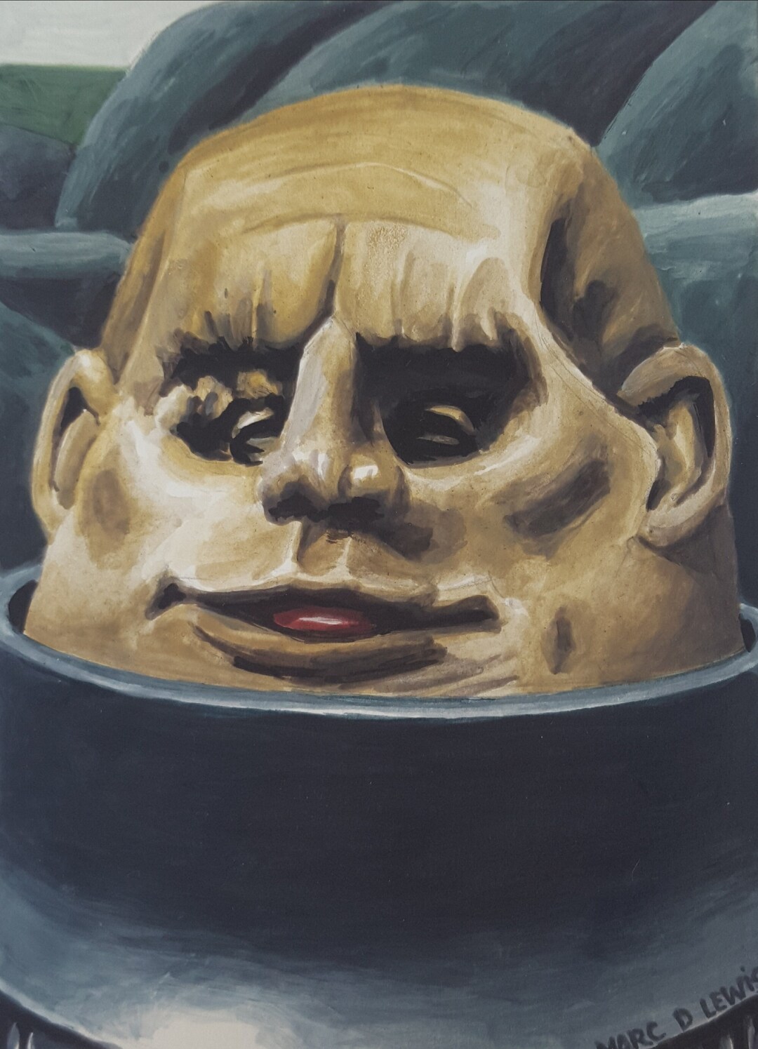 Dr Who DOCTOR WHO Original Art - SONTARAN Field-major Styre 'the ...