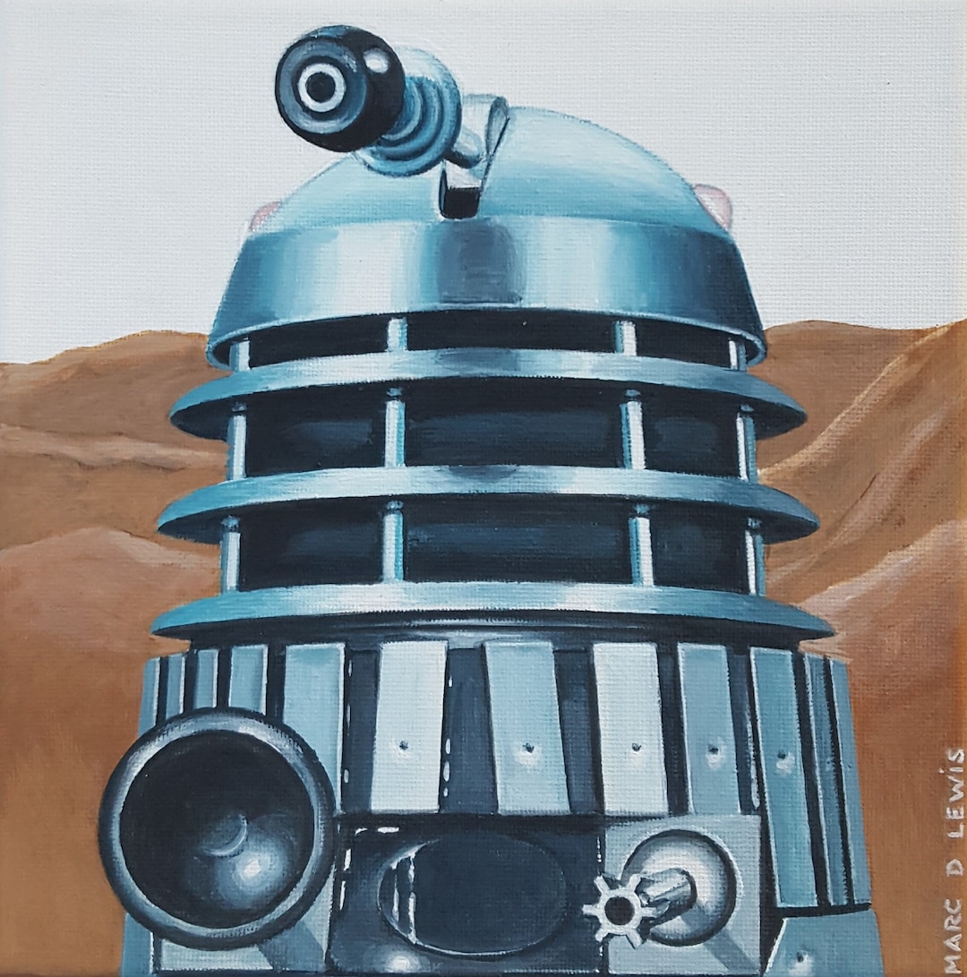 Dr Doctor Who ORIGINAL ART - DALEK (death to the Daleks) Original ...