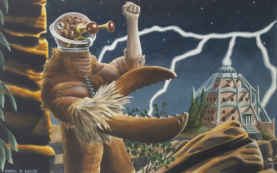 Doctor Who DR WHO ORIGINAL Art 'The Brain of | Etsy