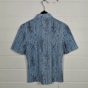 Vintage Size S Crazy Pattern Blouse Blouse Blouse 80s 90s - Etsy