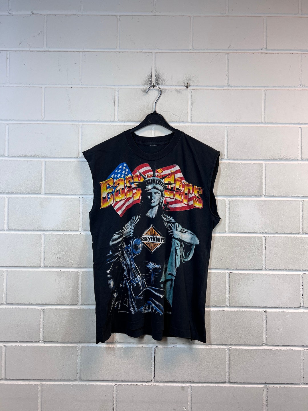 Vintage Easyriders Cycle Magazine 1996 Size M T-shirt Tee Sleeveless ...