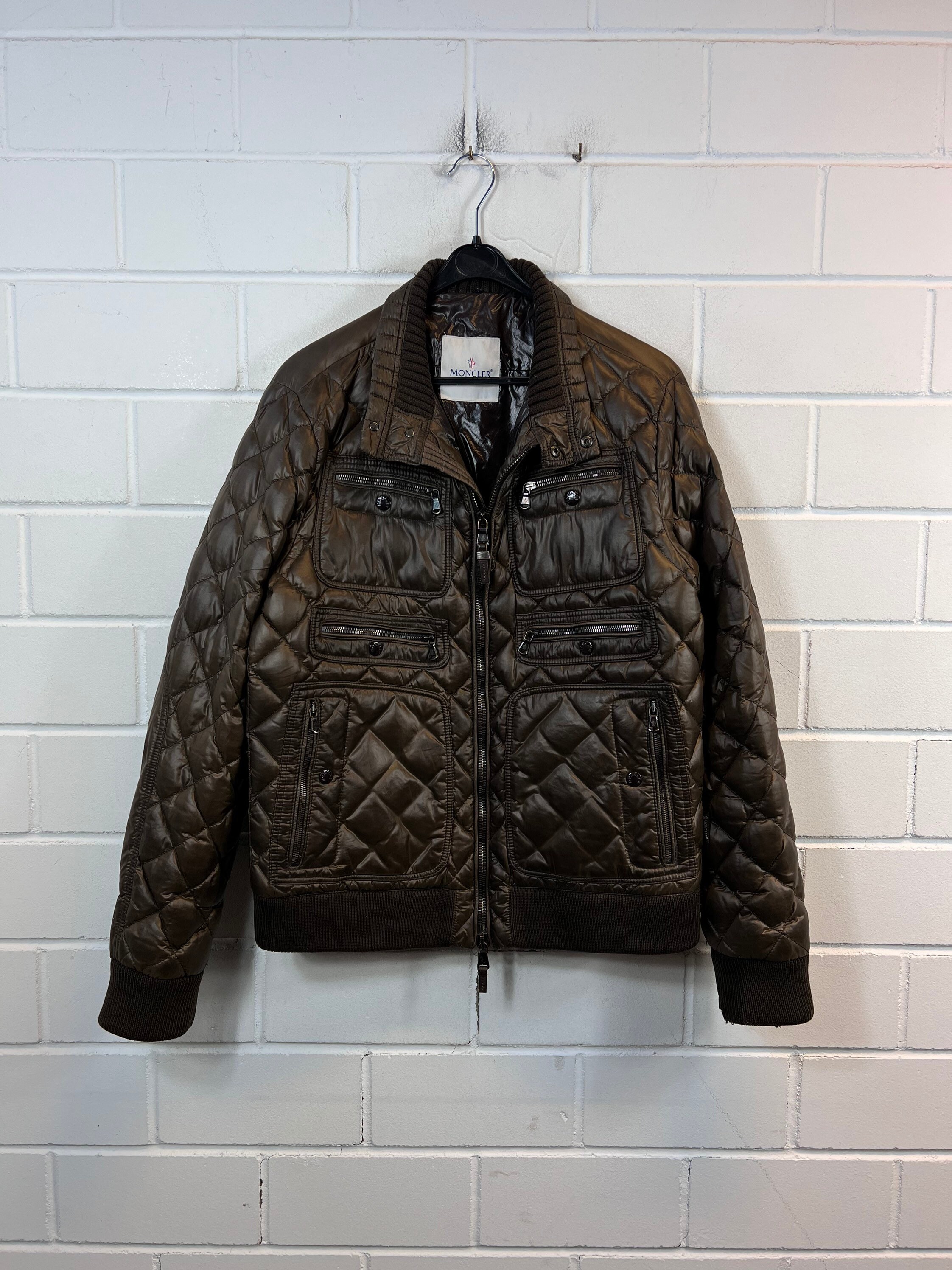 Vintage Moncler Size M Down Jacket Down Jacket Dark Brown Vintage Moncler Size M Down Jacket Down Jacket Dark Brown