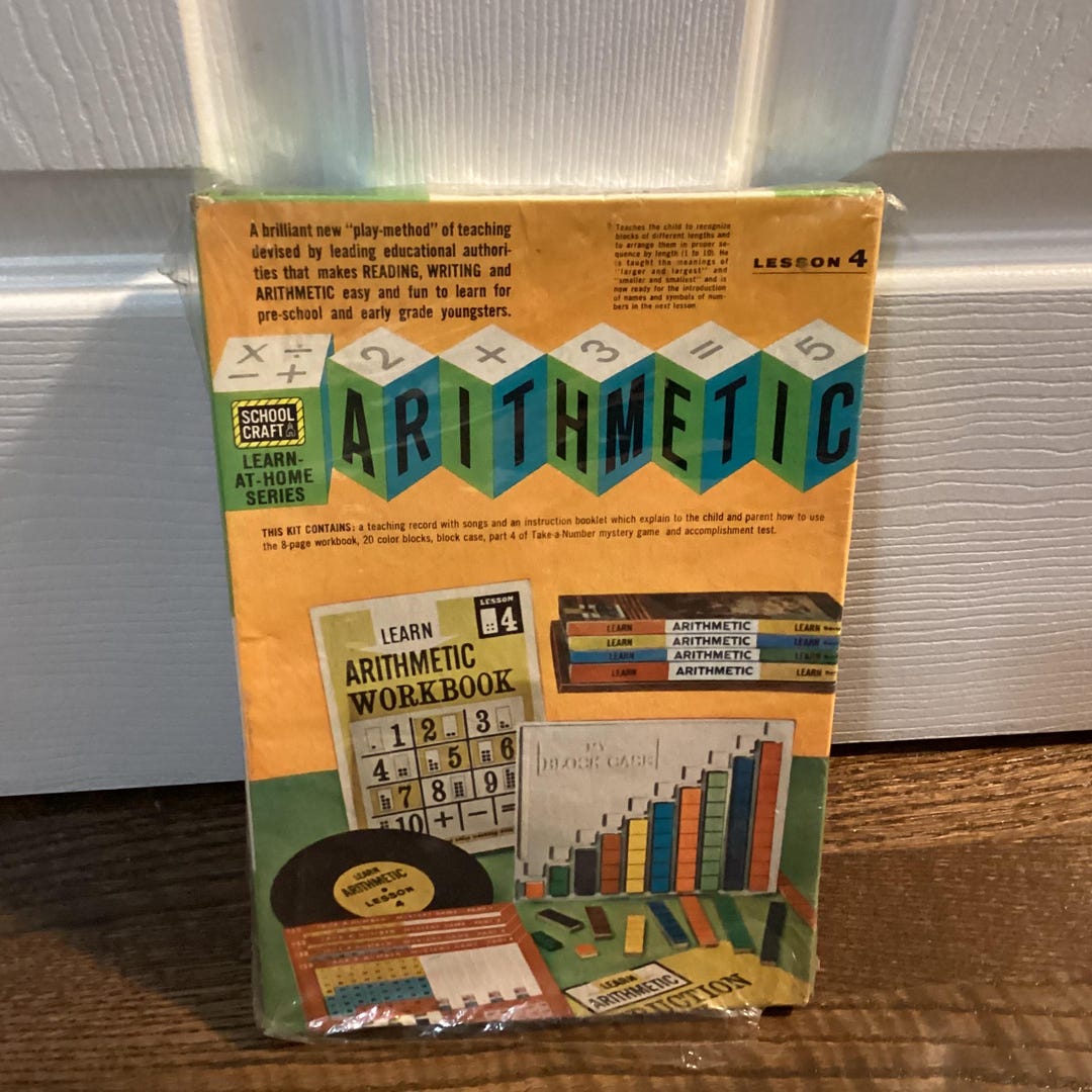 Vintage Lesson 4 School Craft Learn-at-home-series Arithmetic Dr Alder ...