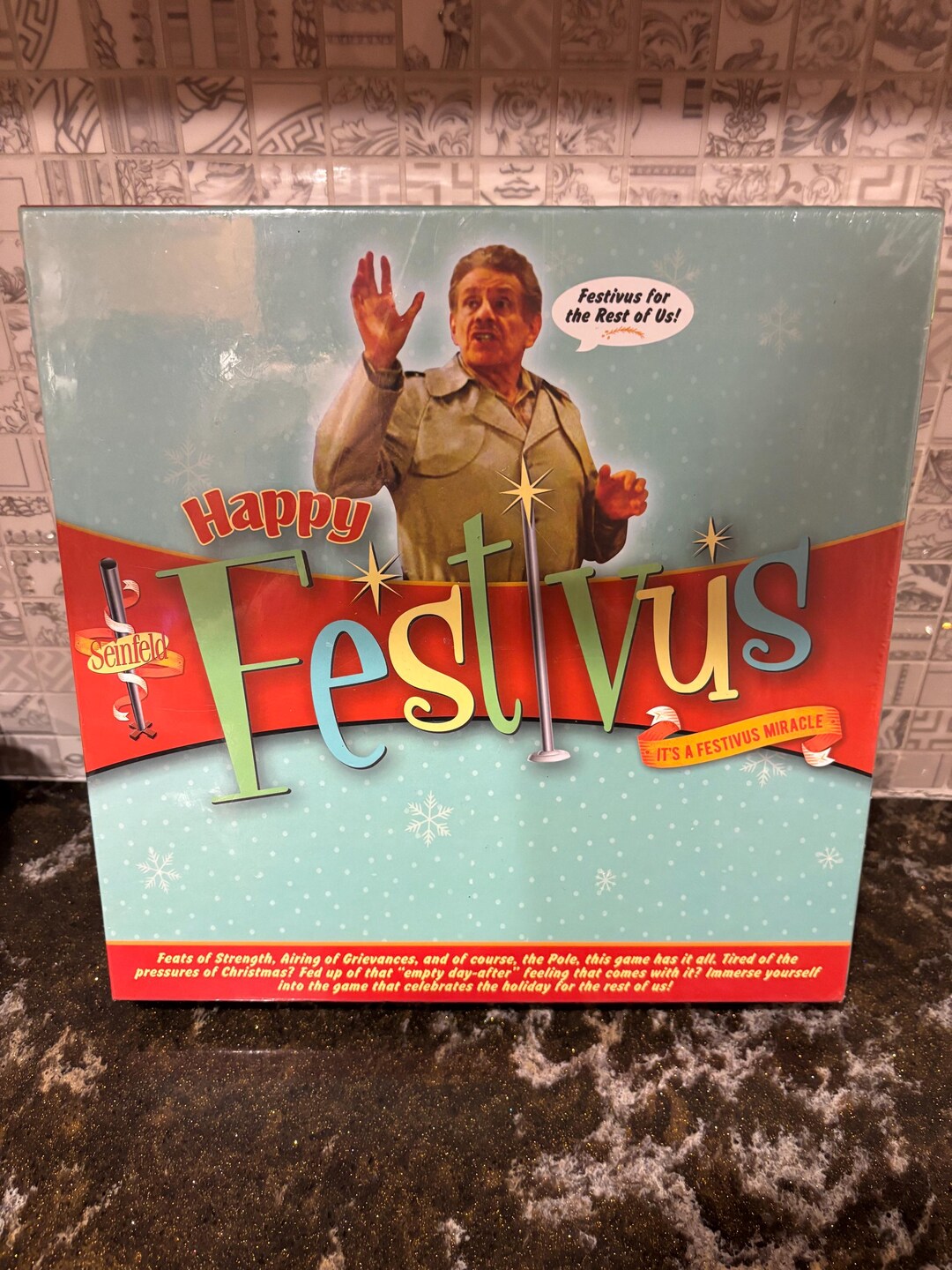 Seinfeld Happy Festivus Board Game/christmas Board Games/seinfeld - Etsy