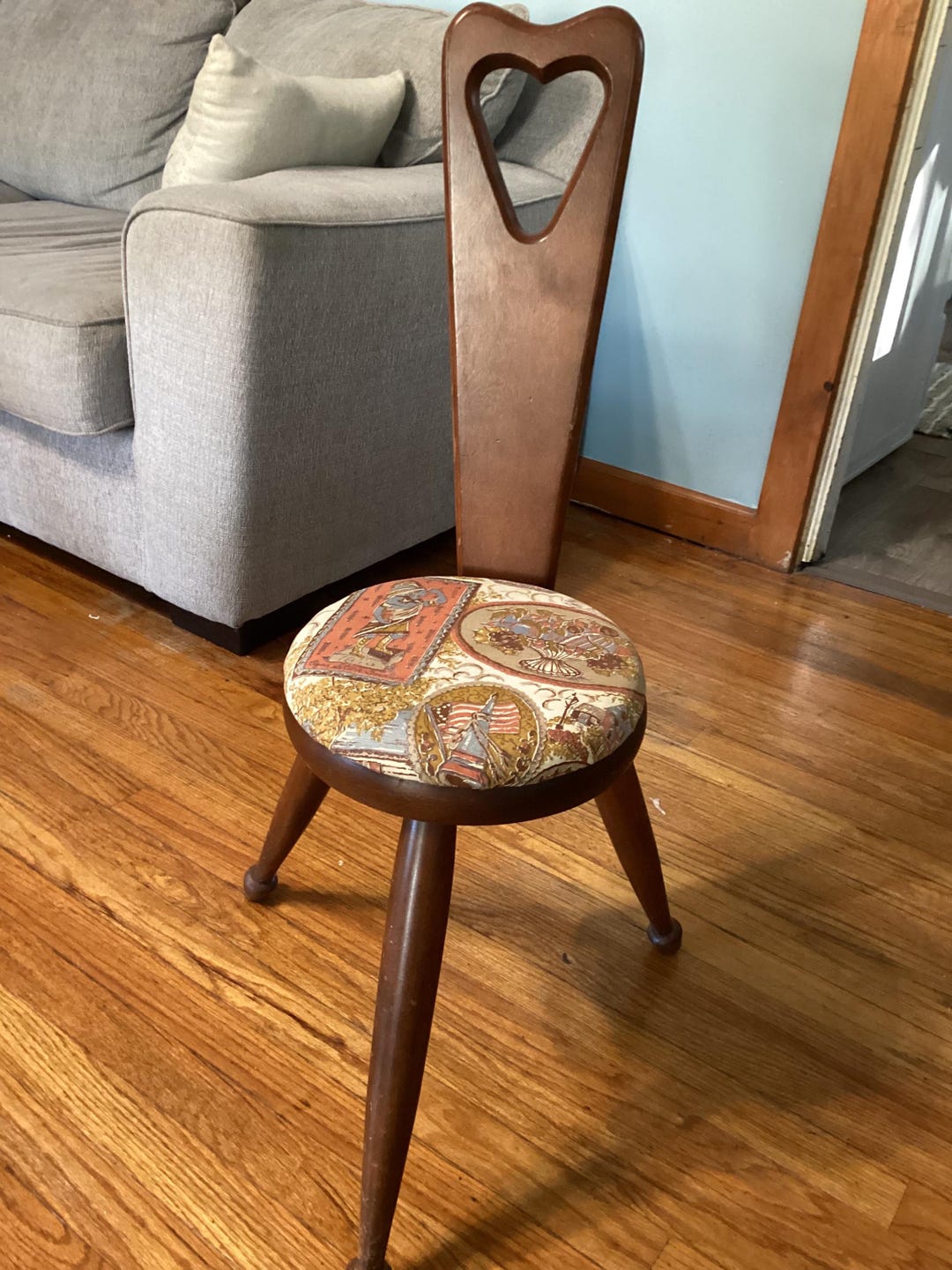 Antique Labor/birthing Chair Made of Solid Wood Hand Carved Measuring ...