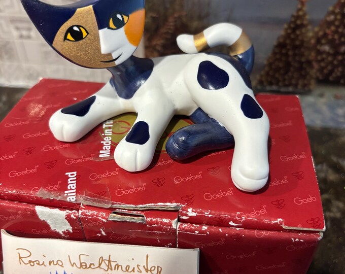 Rare Goebel Rosina Wachtmeister Cat Figure Lapo 128272 Austrian Artist Signed /hand Painted ...
