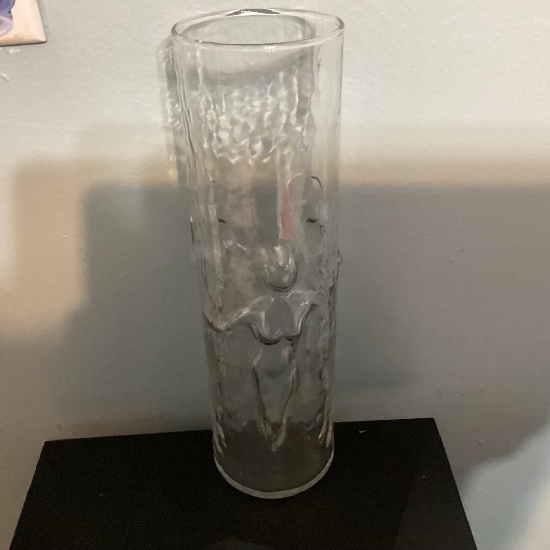 Vintage Libby Nude La Femme Highball Glass Bud Vase Clear Glass Barware ...