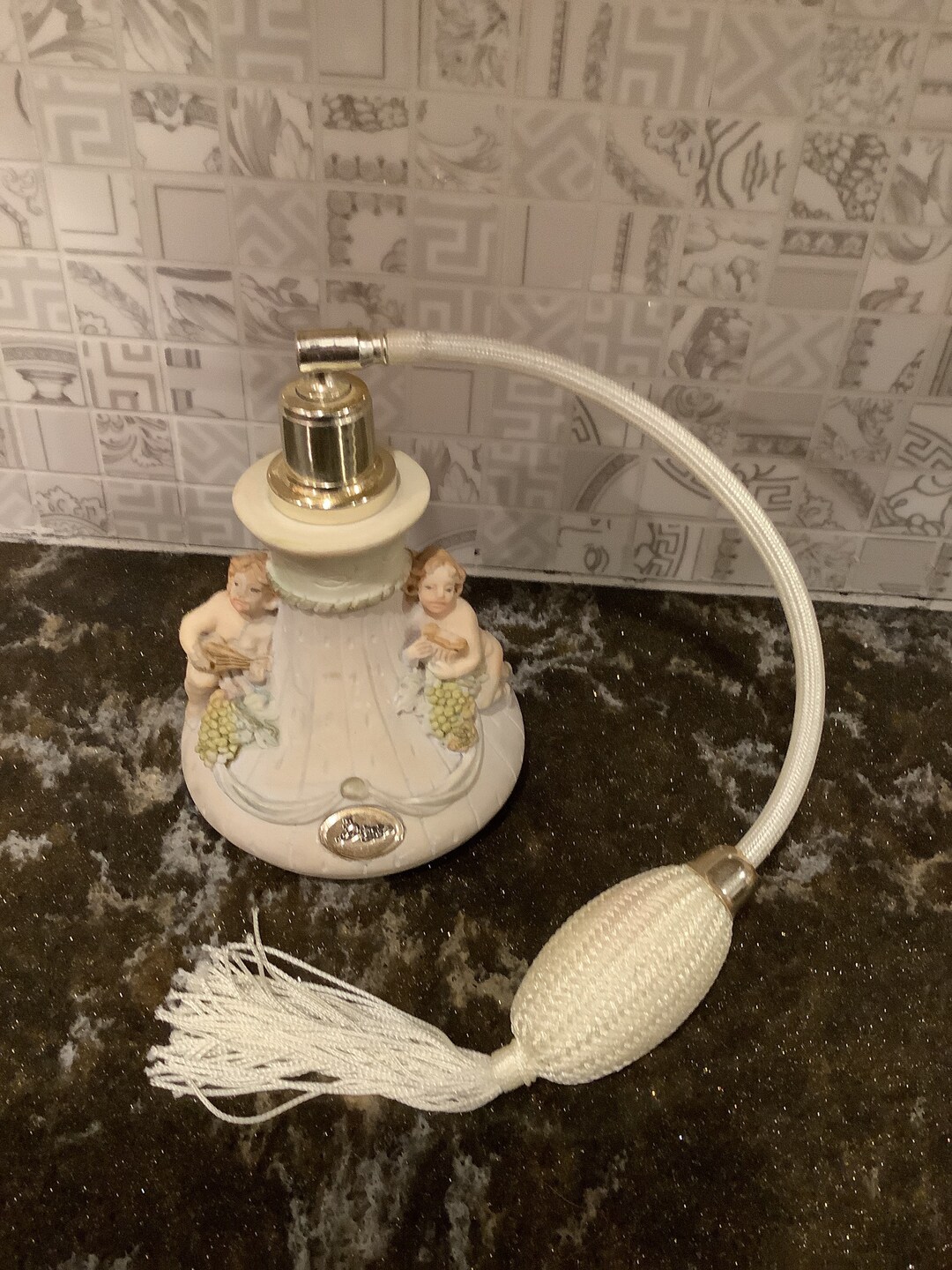 Berger Italy Perfume Atomizer Porcelain Pottery Cherub Spray - Etsy