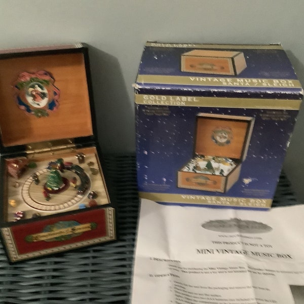 Mr Christmas Music Box - Etsy