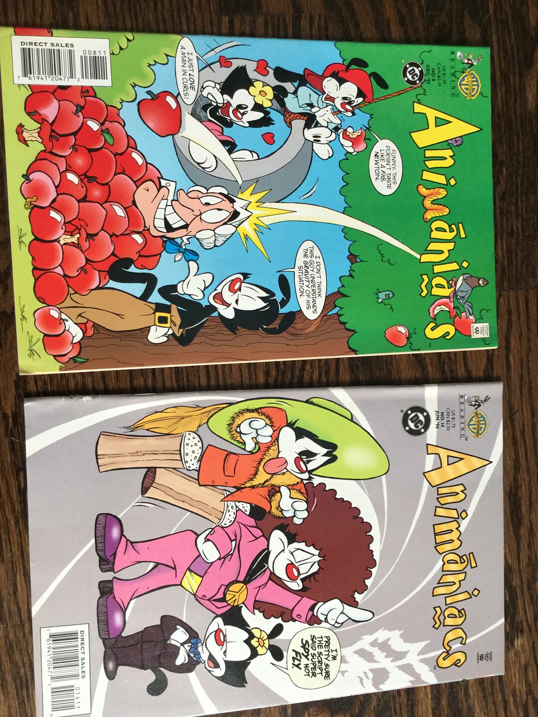 Animaniacs 1995 Series 14 DC Comic NEW and Animaniacs #8 December 1995 ...