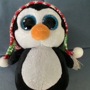 Ty Beanie Boo Penelope the Penguin 6 Glitter Eyes New Birthday November ...