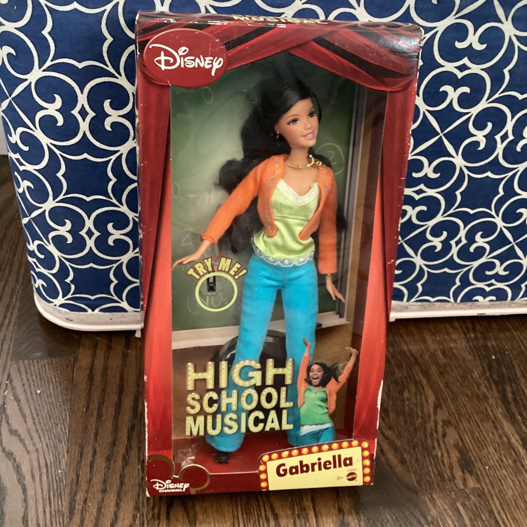 Disney Mattel L3007 Movie High School Musical Electronic Doll Gabriella ...