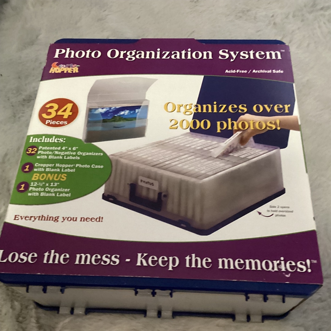 Cropper Hopper Photo Orgranization System 34 Pieces 2000 Photos 907926 ...