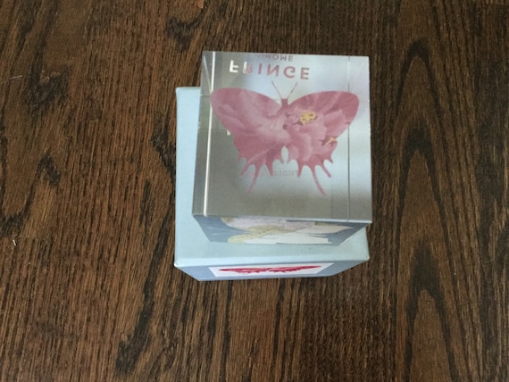 Fringe Studio Butterfly Paperweight Art Glass Cube Yours | Etsy