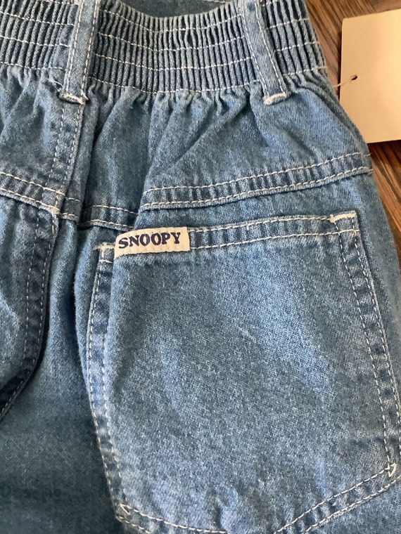 vintage 1980-90's snoopy peanuts 4t Jeans United Feat… - Gem
