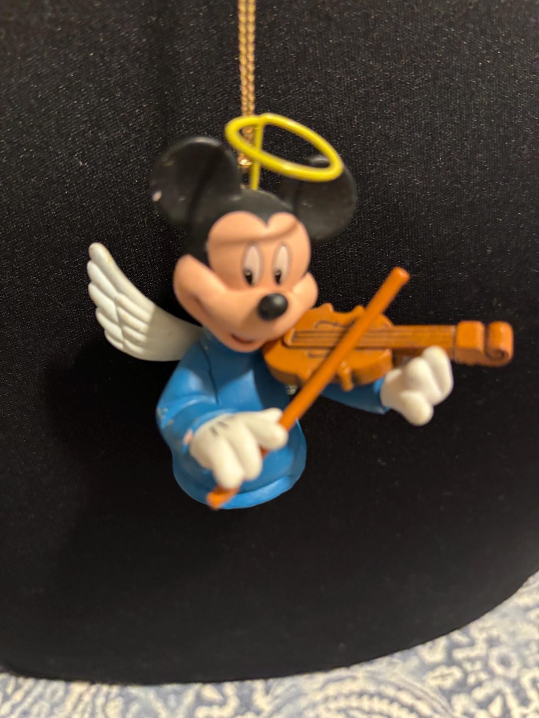 Vintage Grolier Disney Mickey Mouse Angel With Violin Christmas ...