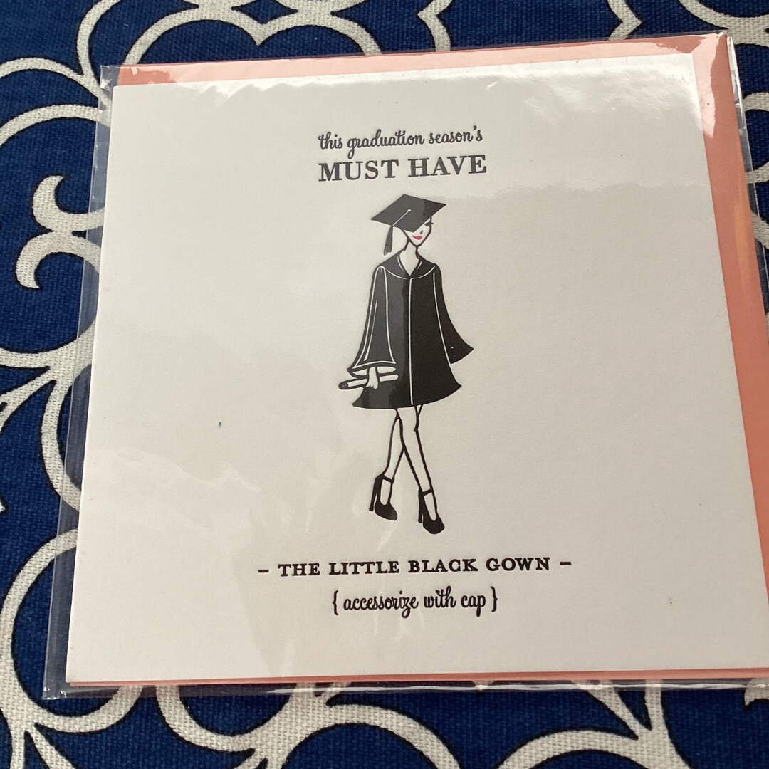 Elum Designs Letterpress Graduation Card New in Clear Sleeve - Etsy