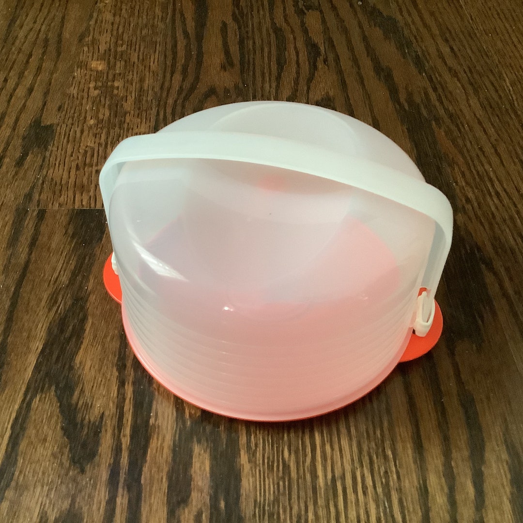 Tupperware Mini Toy Cake Taker Orange Base New/tupperware 6183a Storage ...