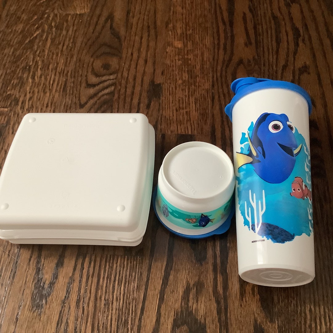 Tupperware Finding Nemo Lunch Packable Set Tumbler, Sandwich, Storage ...