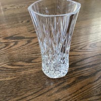 Rare Crystal Vase on Stem - Etsy
