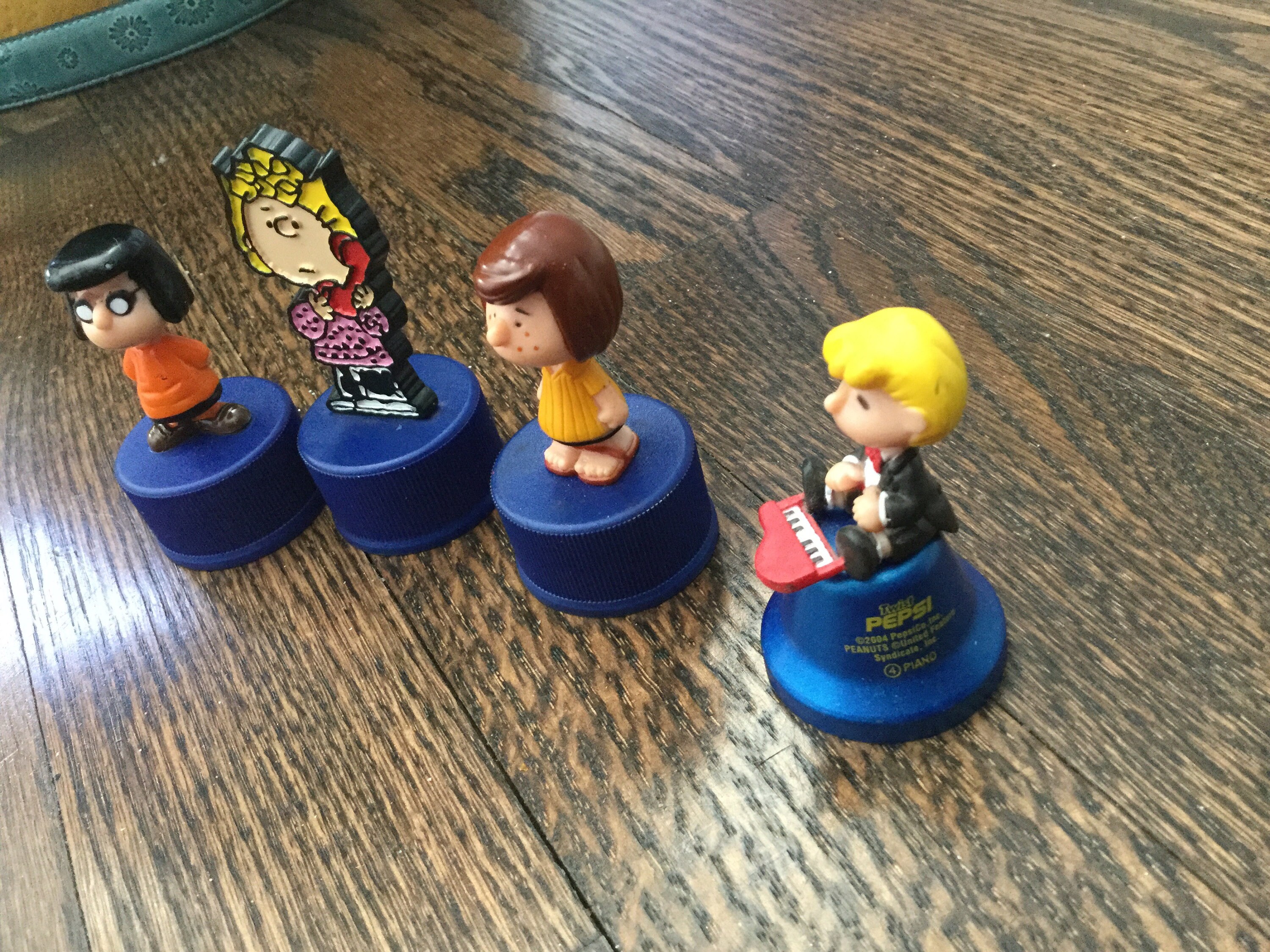 Art & Collectibles Set5 Peanuts PEPSI Bottle Cap Figurines Vintage ...