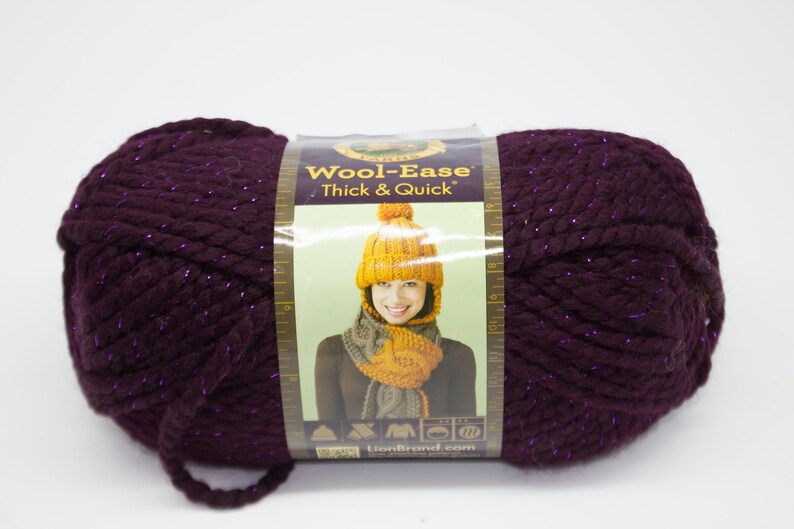 1 Skein Lion Brand Yarns Wool-ease Thick and Quick Galaxy 305 | Etsy 1 Skein Lion Brand Yarns Wool-ease Thick and Quick Galaxy 305 | Etsy