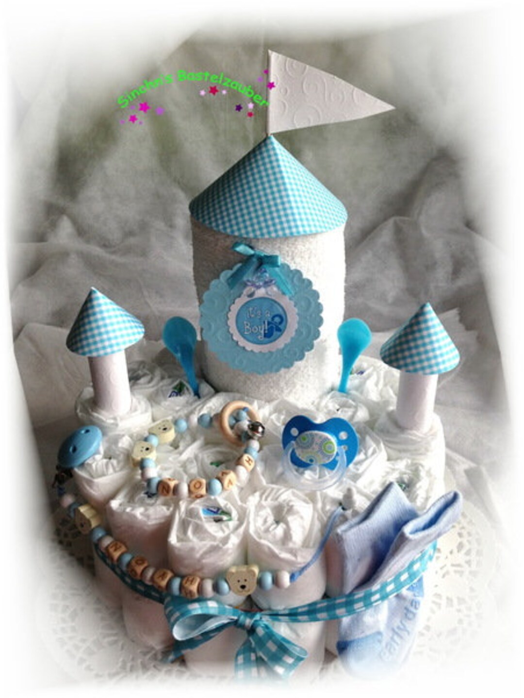 Diaper Cake Lock Personalized - Etsy