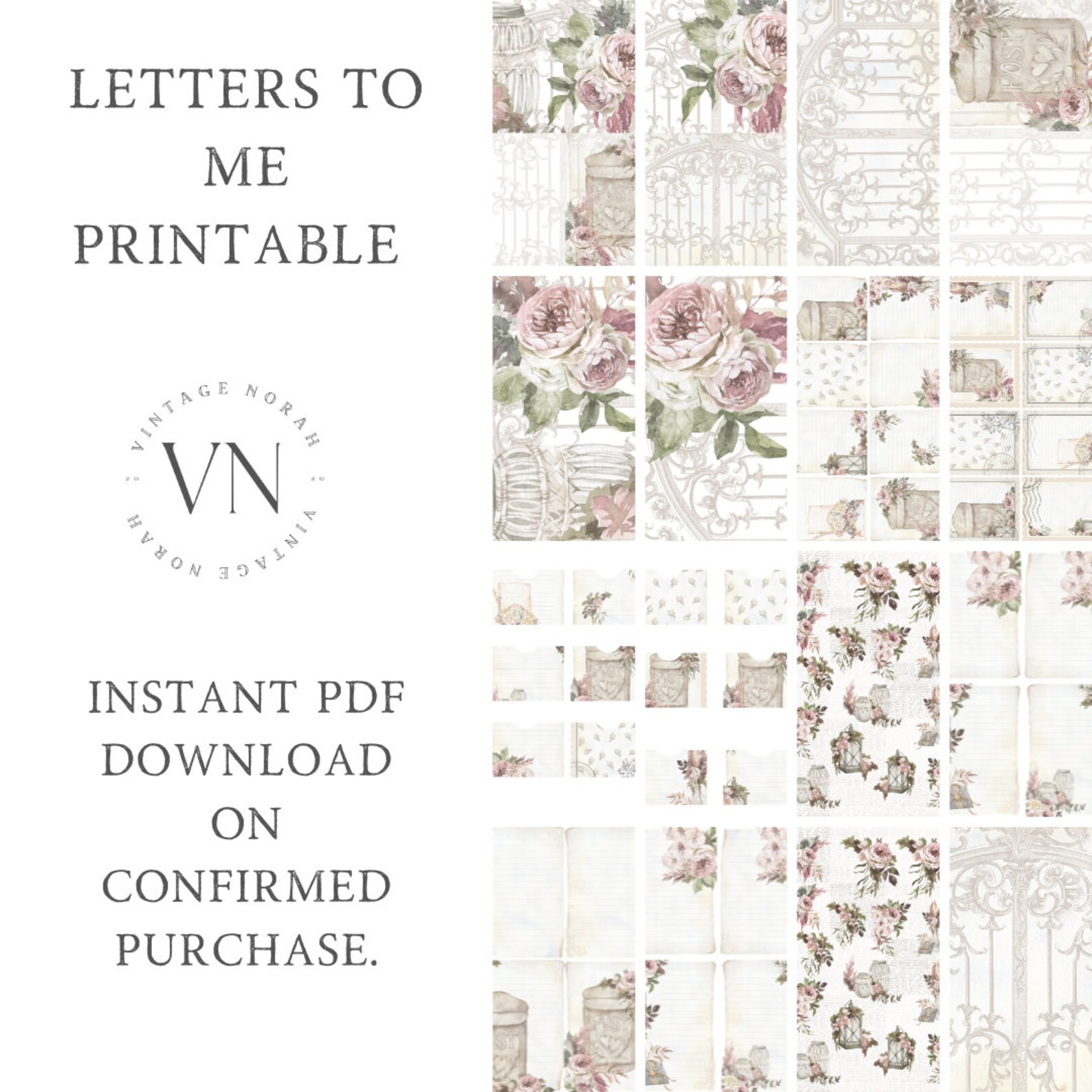 Papercraft Printables Letters to Me. Printable Pdf - Etsy UK