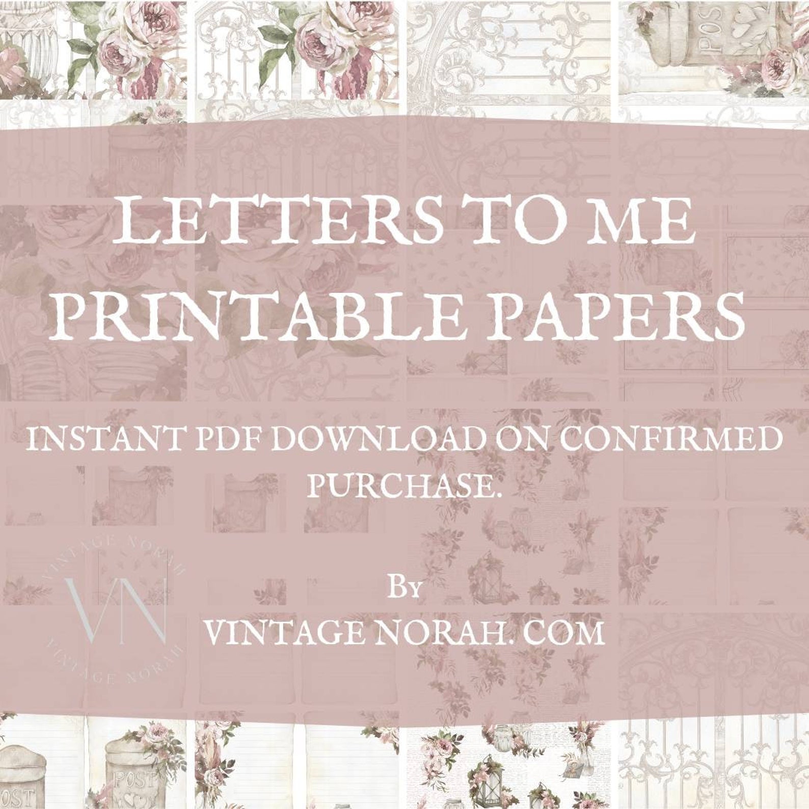Papercraft Printables Letters to Me. Printable Pdf - Etsy UK