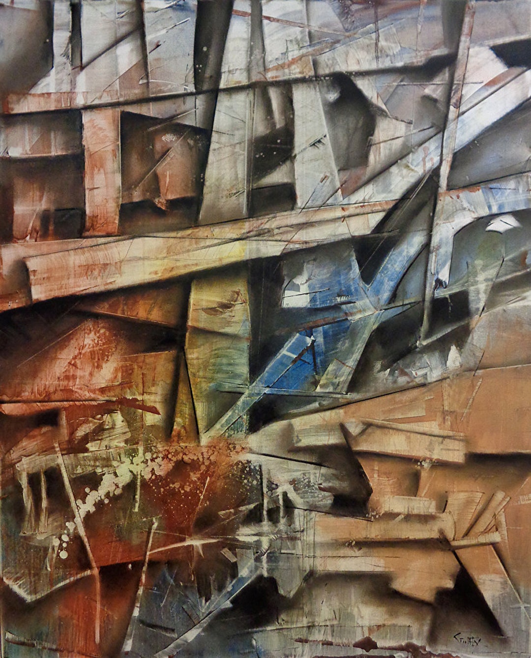 Deflection Ukrainian Series Abstract Art - Etsy