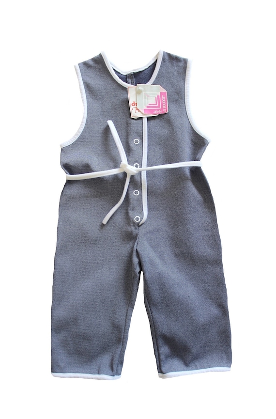 vintage nylon overall 1970s - Gem